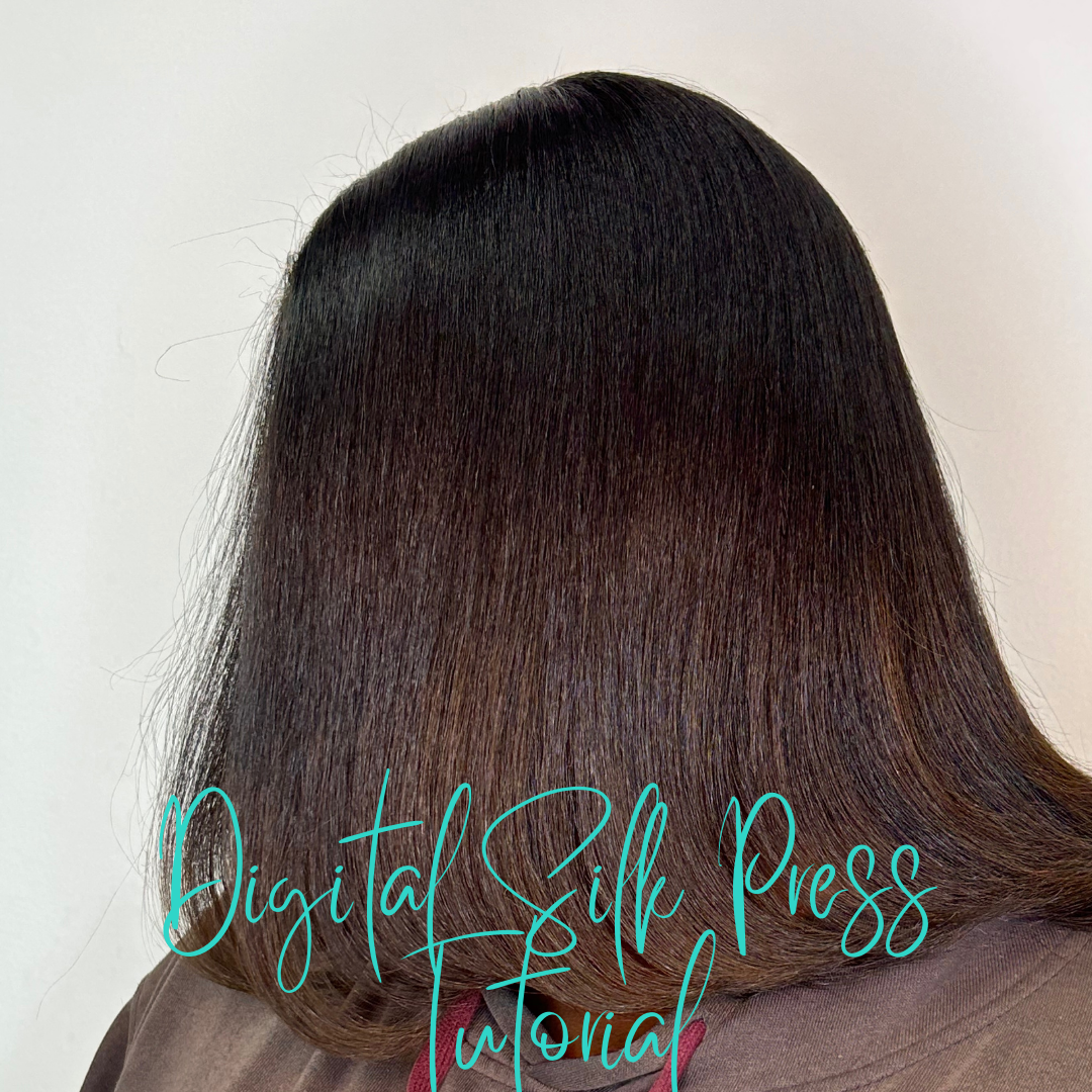 Digital Silk Press Tutorial | The Monarch Belle Hair Studio LLC